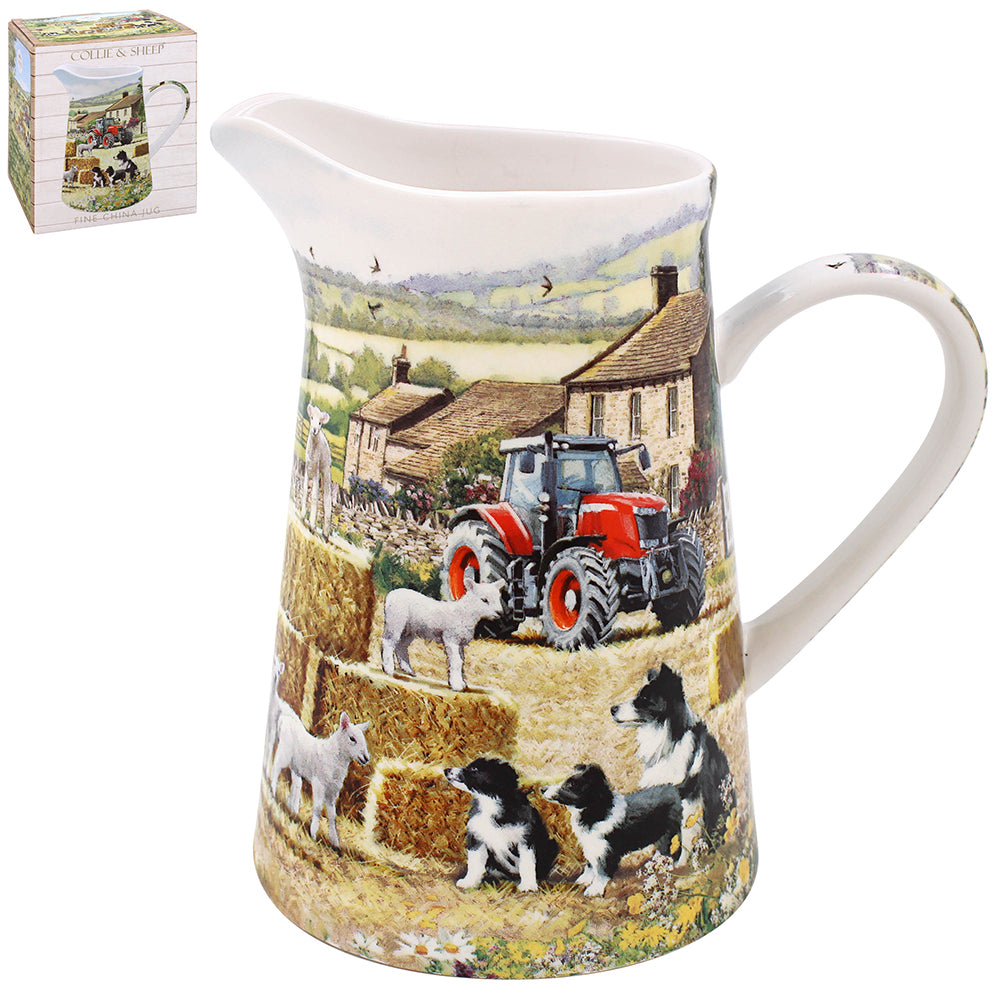 Collie & Sheep Jug with Handle – Bobcaygeon British Shop Ltd.